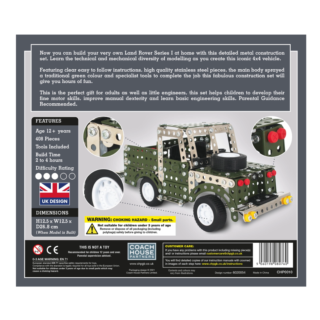 Land Rover Metal Construction Kit – Flory's Online
