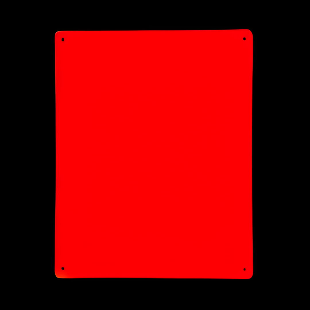 Steel Red Background for Solar Plaques — Flory's Online