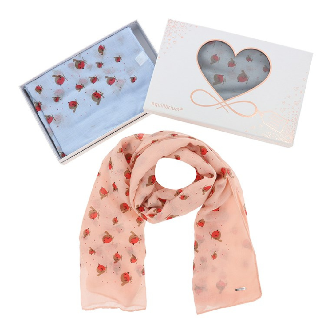Jolly Robins Boxed Scarf (3 colours to choose from) — Flory's Online