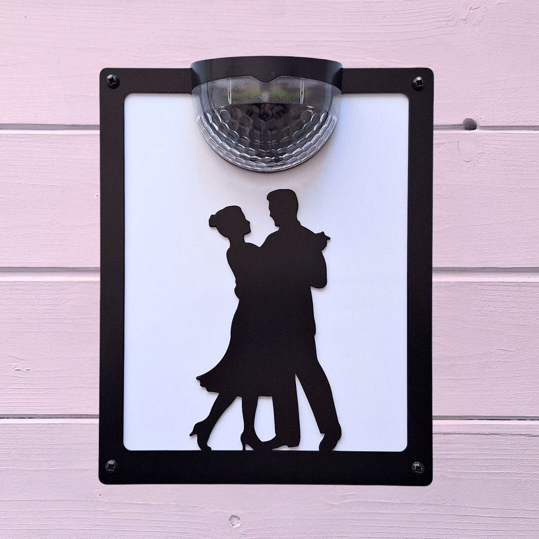 Couple Dancing Solar Light Wall Plaque — Flory's Online