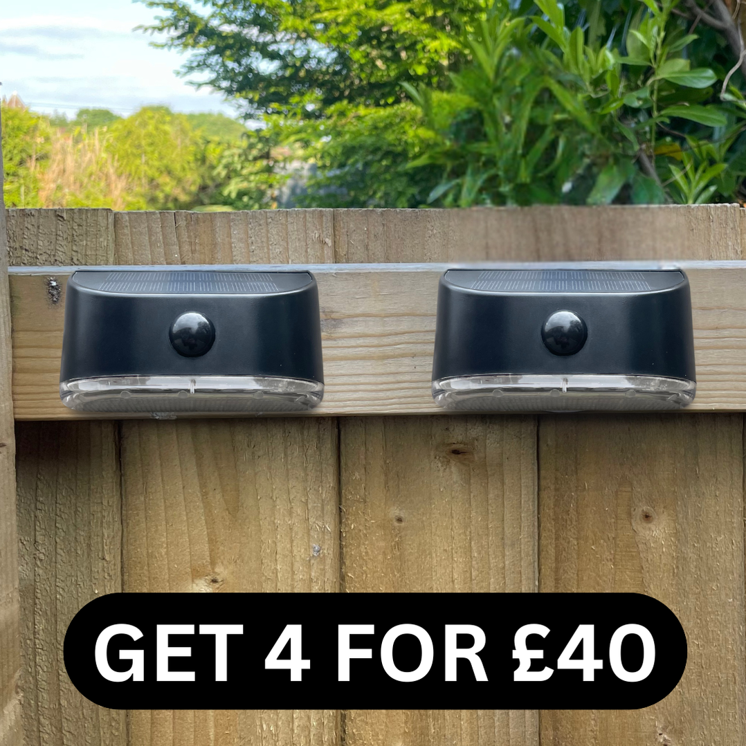 Pack of 4 Motion-Sensor Solar Lights (Exclusive to Flory’s) — Flory's ...