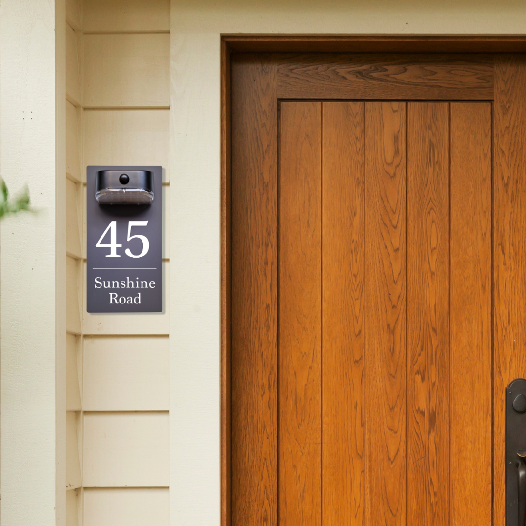 Number & Road House Sign - Flory's Online