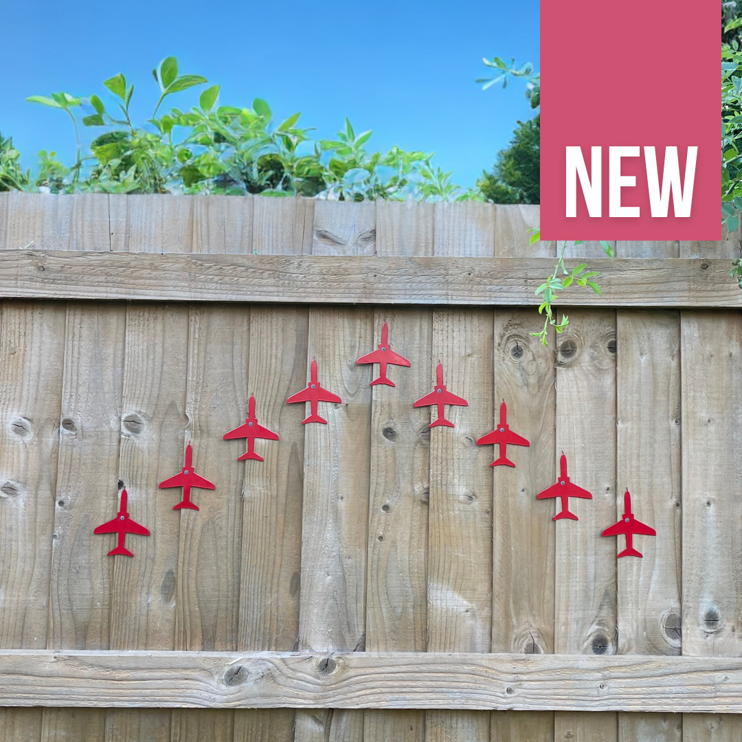 Set of 9 Red Hawk T1 - Wall Art — Flory's Online