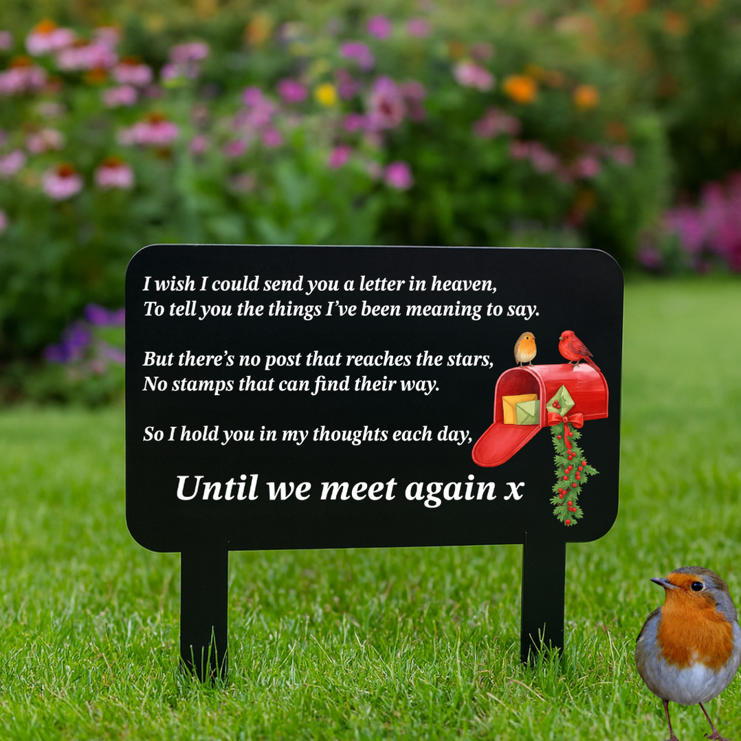 'Until We Meet Again' Robin Large Stake — Flory's Online