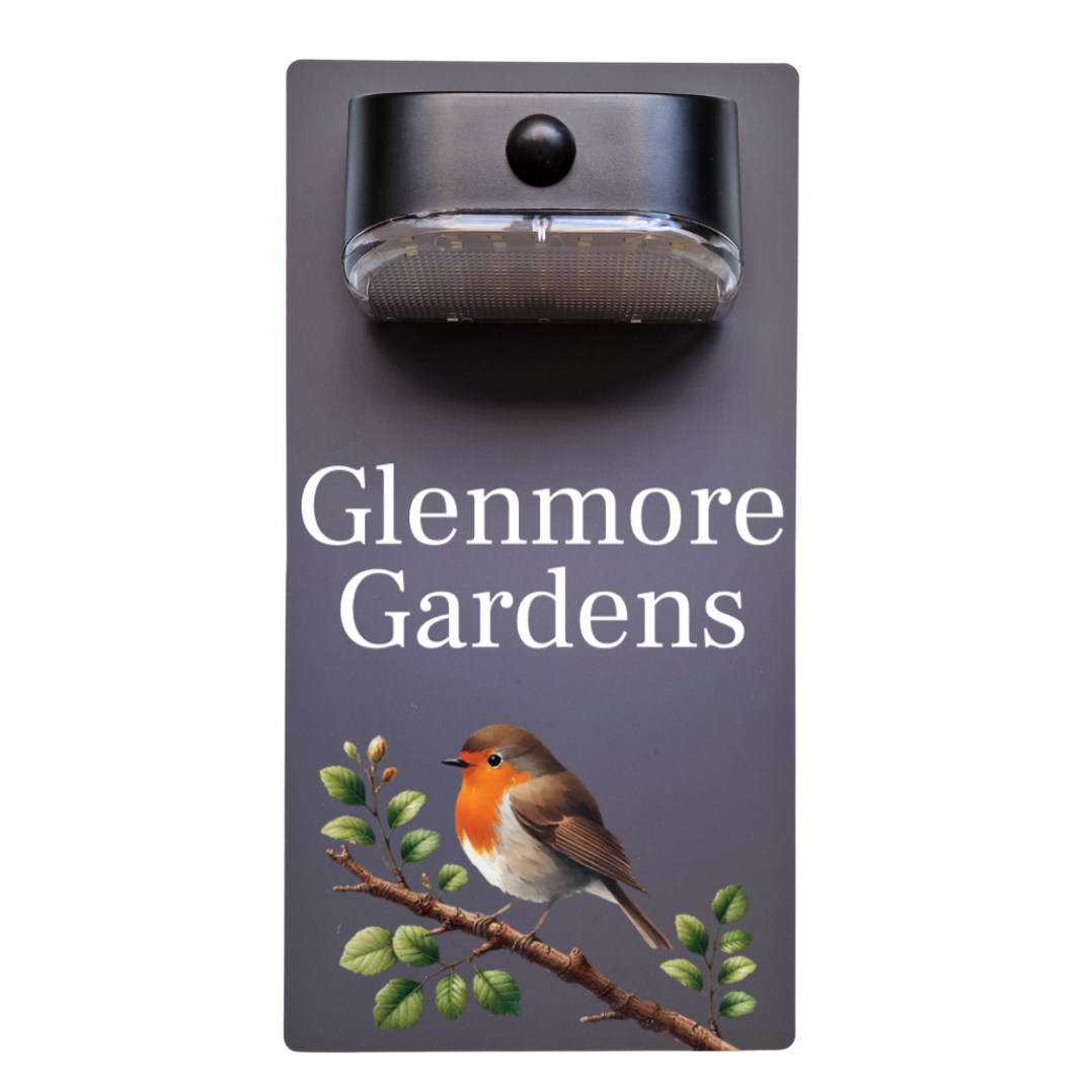 Robin House Number Sign- Flory's Online