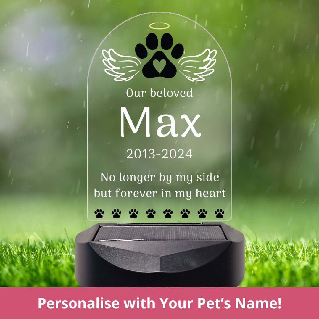 Our Beloved Pet Solar Stake - Flory's Online