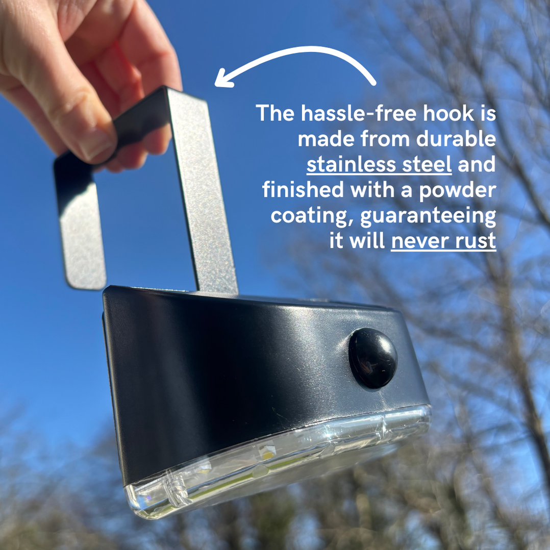 Motion-Sensor Hook Over Fence Lights (Exclusive to Flory’s) – No Drill ...