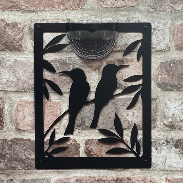 Two Birds Solar Light Wall Plaque – Flory's Online