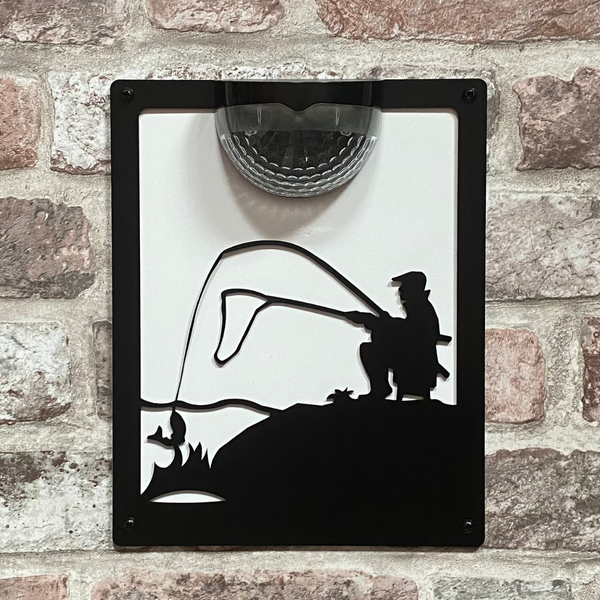 Fisherman Solar Light Wall Plaque – Flory's Online