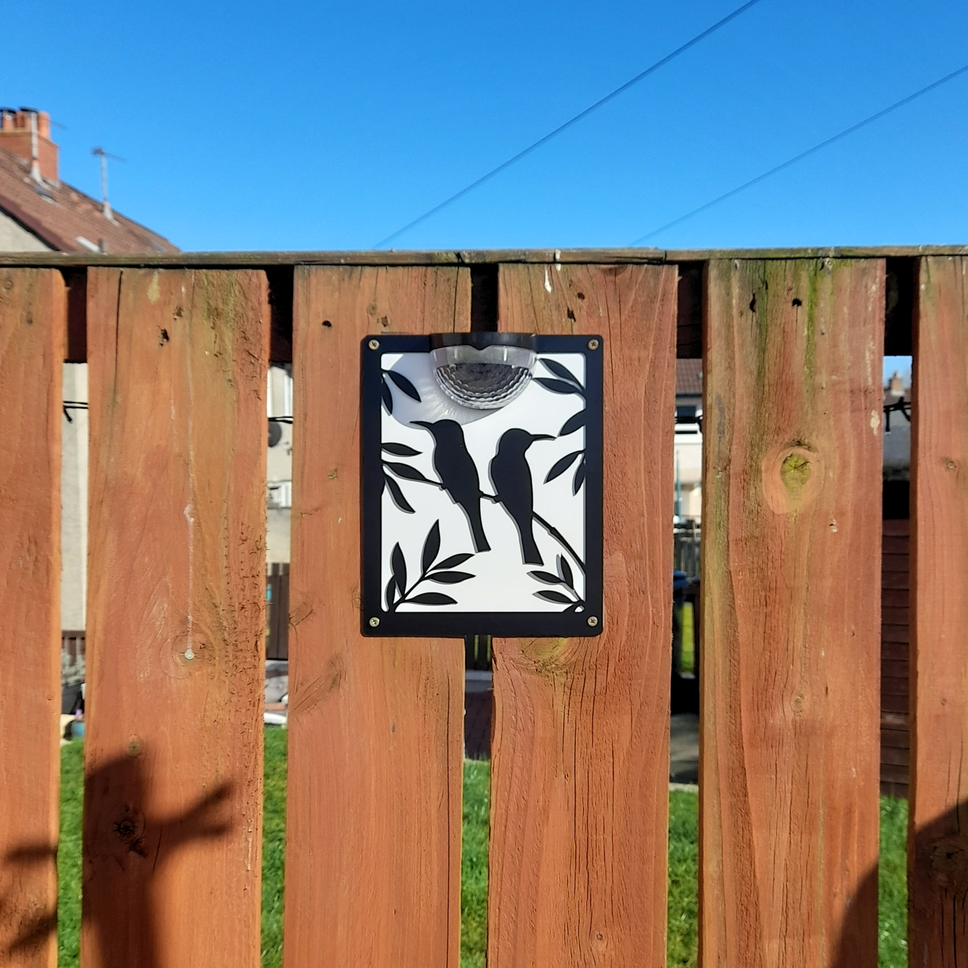 Two Birds Solar Light Wall Plaque — Flory's Online