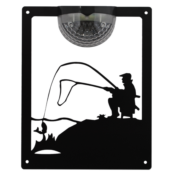 Fisherman Solar Light Wall Plaque – Flory's Online