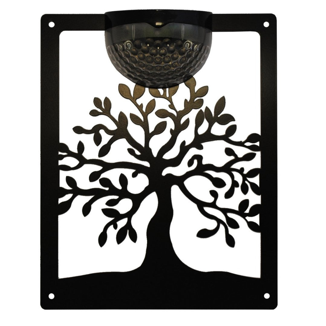 Tree of Life Solar Light Wall Plaque — Flory's Online